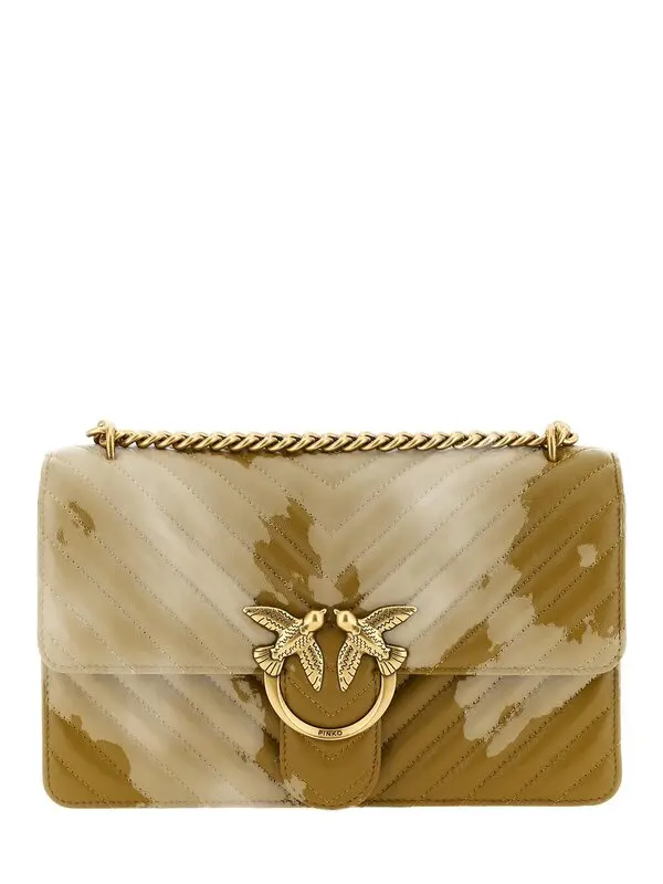 Pinko Love One Classic Crossbody Bag - Green