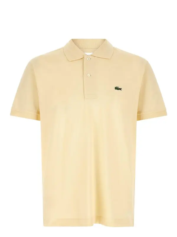 Lacoste Logo Patch Polo Shirt - Yellow