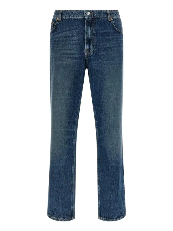 DEPARTMENT 5 Stone-washed Denim Jeans - Blue