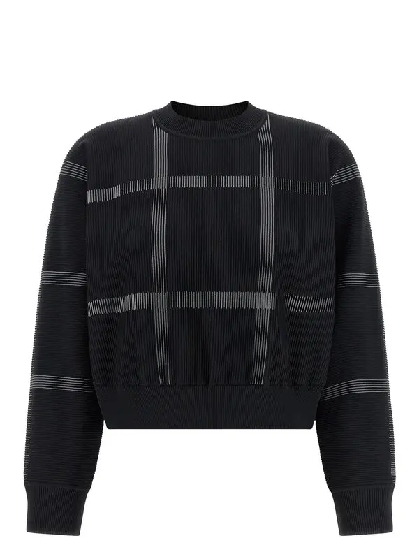 Issey Miyake Crossing Knit Sweater - Black