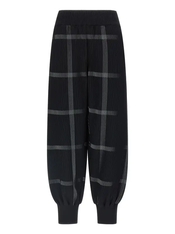 Issey Miyake Crossing Knit Pants - Black