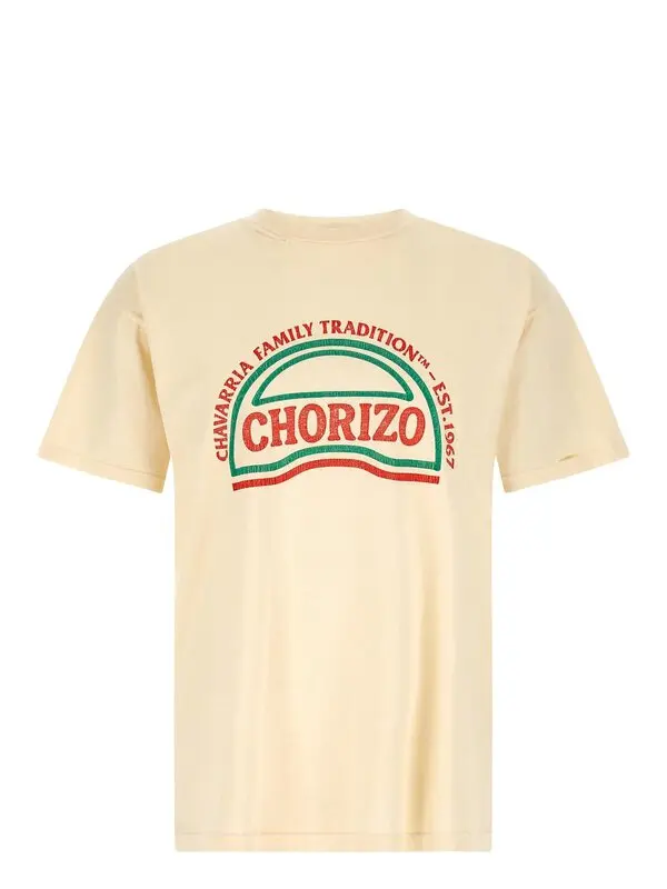WILLY CHAVARRIA Chorizo Easy Tee' T-shirt - Beige