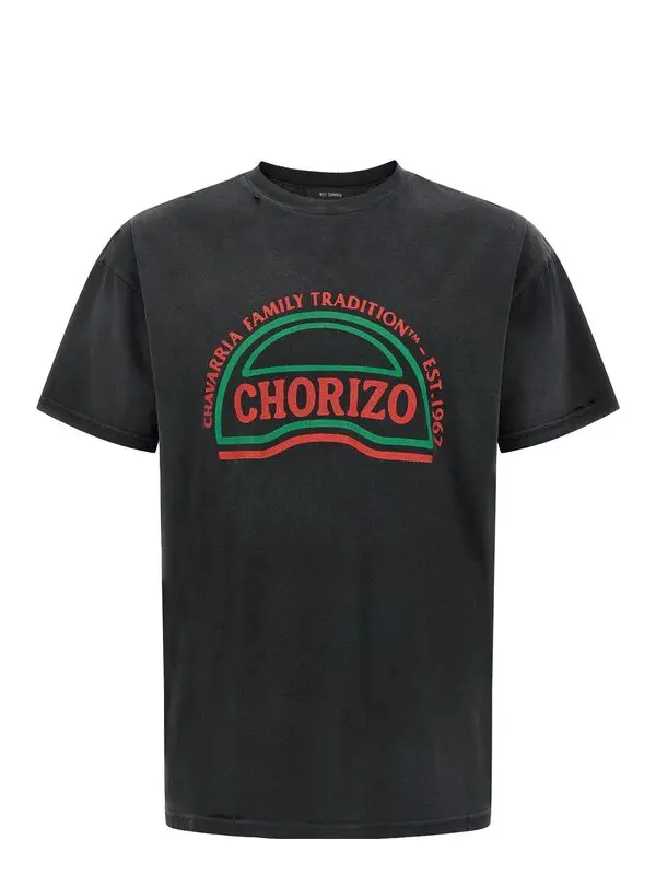WILLY CHAVARRIA Chorizo Easy Tee' T-shirt - Black
