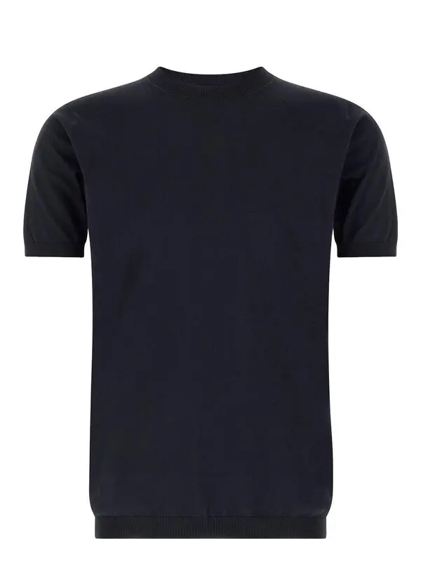 RIVIERA PROJECT Linen Cotton Sweater - Blue