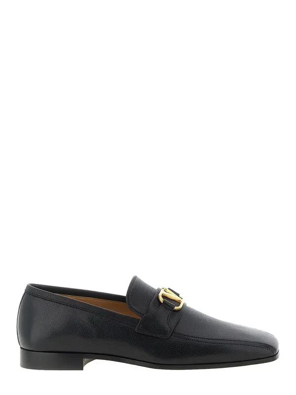 Valentino Garavani Vlogo Signature Loafers - Black