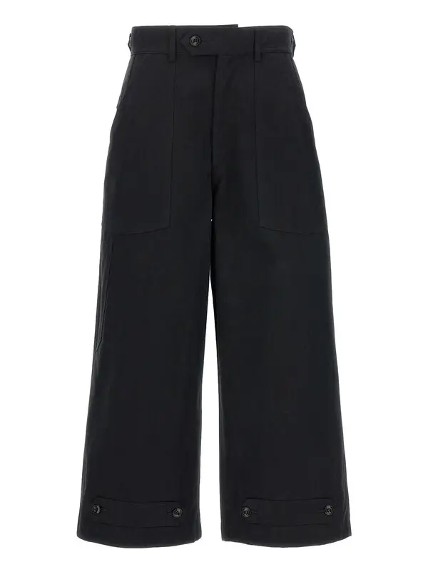 CELLAR DOOR Paola Cotton Pants - Black