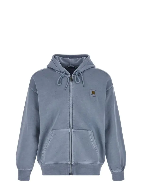 Carhartt Work In Progress Nelson Cotton Hoodie - Blue