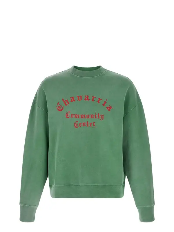 WILLY CHAVARRIA Chavarria Community Center Hooligan' Sweatshirt - Green