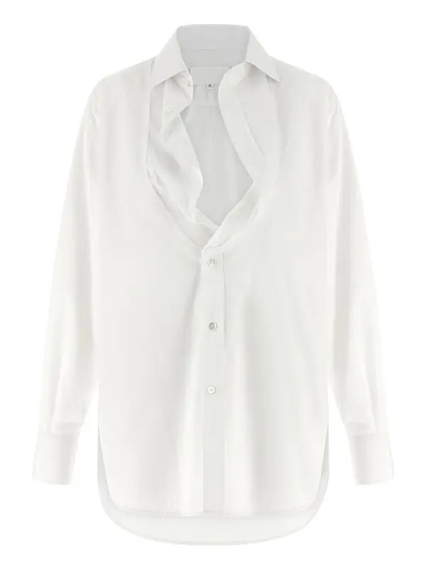 MAISON MARGIELA Cotton Poplin Shirt - White