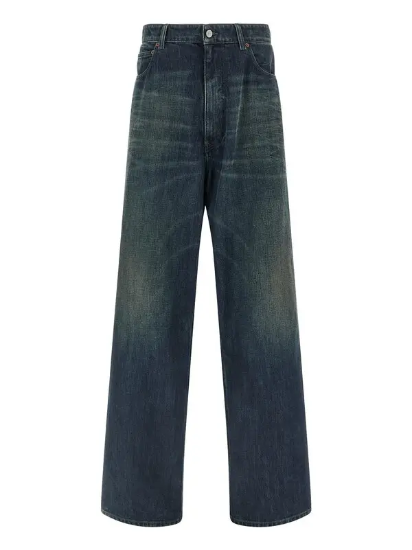 MAISON MARGIELA Numeric Signature Denim Jeans - Blue
