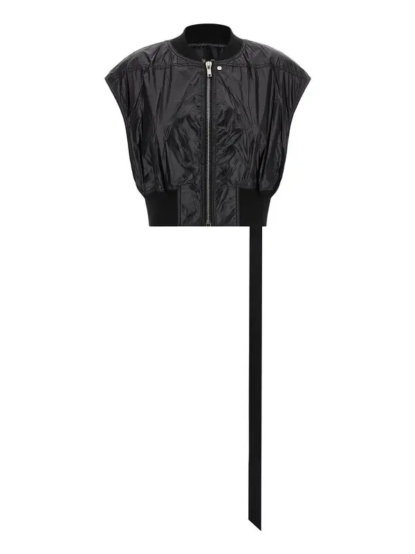 Rick Owens Tatlin Bomber Vest - Black