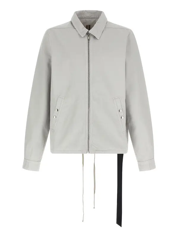 Rick Owens Cotton Canvas Jacket - Beige
