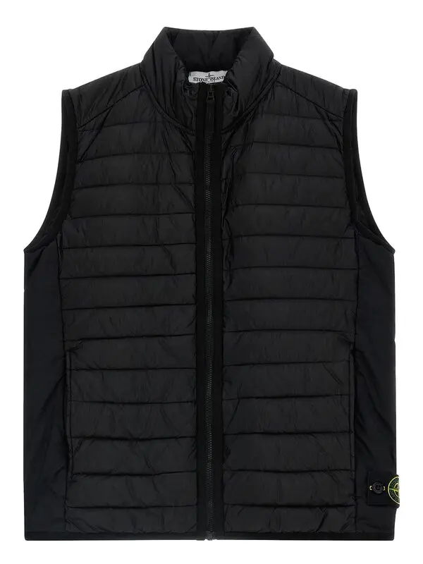 Stone Island Quilted Vest - Black