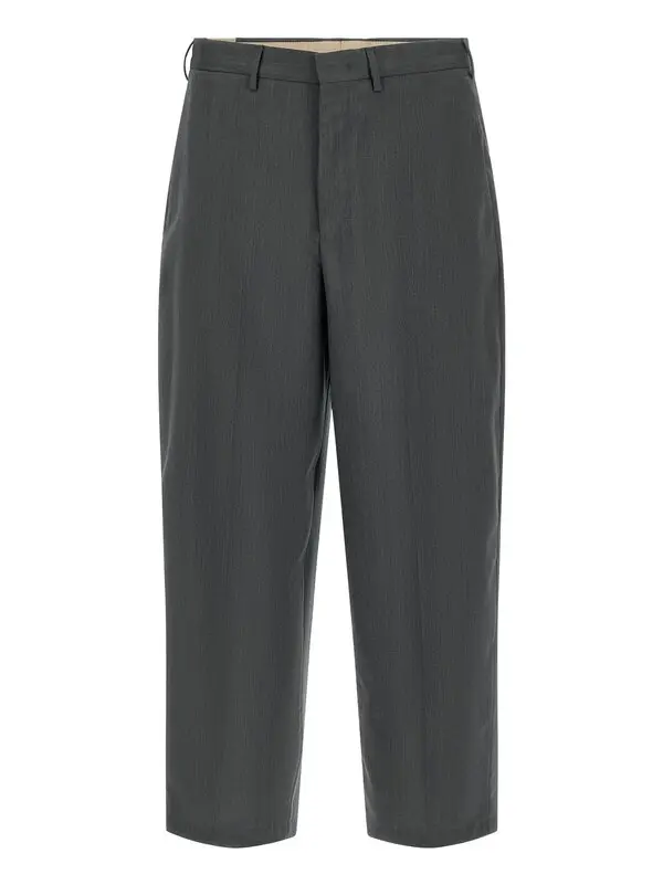 PT TORINO Dandy Virgin Wool Trousers - Gray