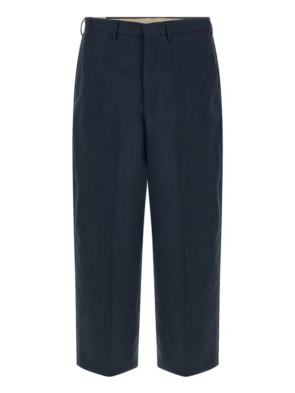 PT TORINO Dandy Virgin Wool Trousers - Blue