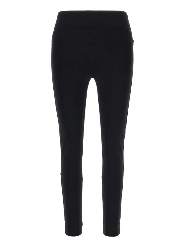 NOT AFTER TEN Tulle Insert Leggings - Black