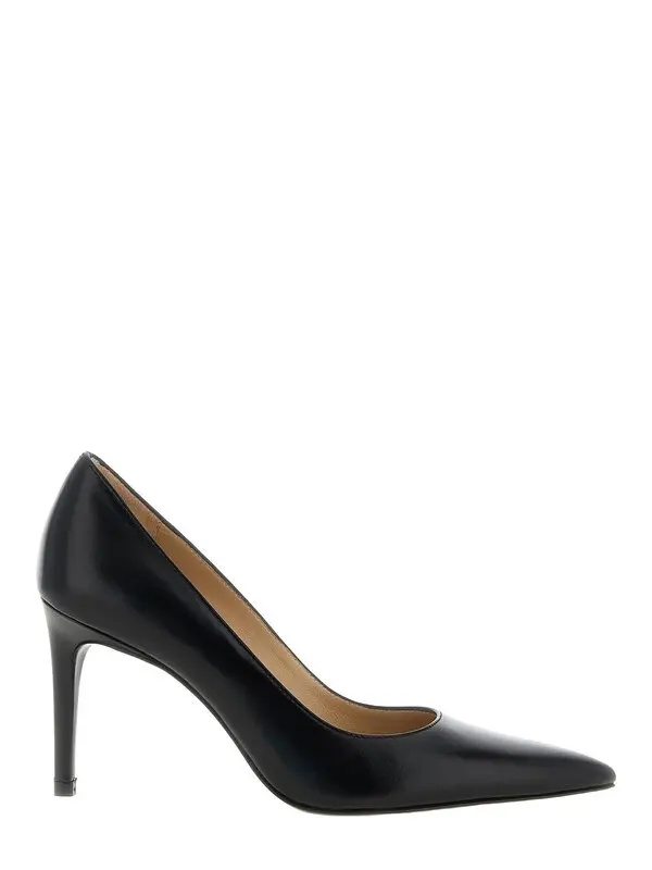STUART WEITZMAN Power Leather Pumps - Black