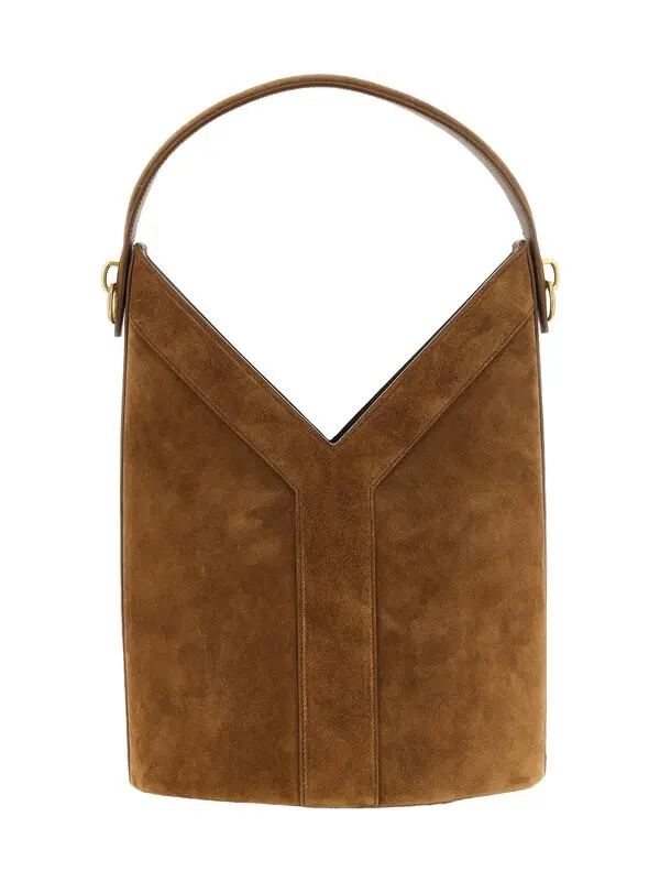 Saint Laurent Y Long Shoulder Bag - Brown