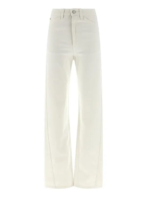 LEMAIRE Twisted Denim Pants - White