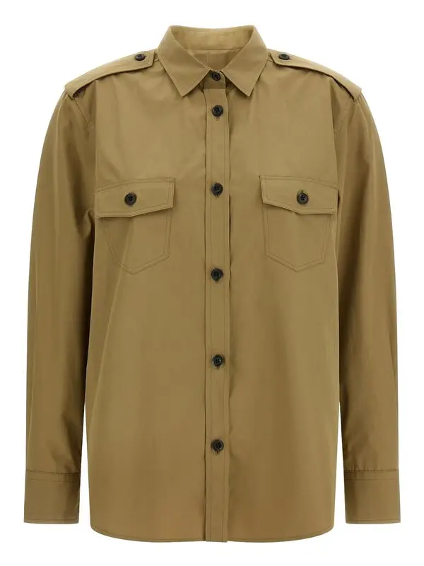 Prada Poplin Shirt - Brown