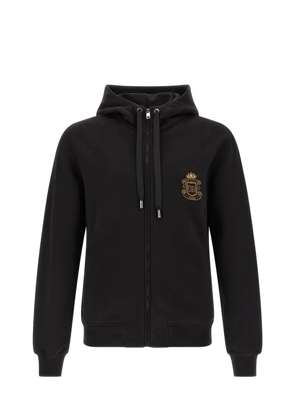 Dolce & Gabbana Coat Of Arms Hoodie - Black