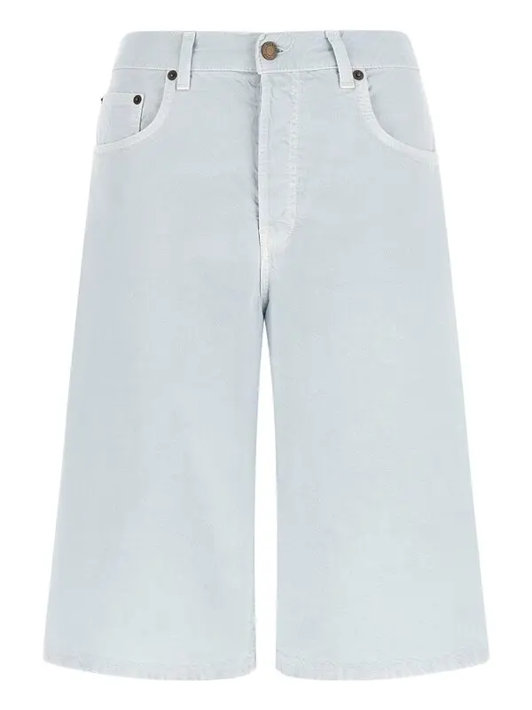 HAIKURE Becky Twill 45" Bermuda Shorts - Light Blue