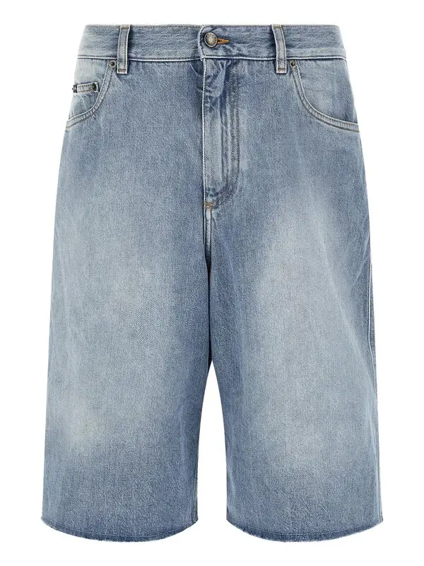 Dolce & Gabbana Denim Bermuda Shorts - Light Blue