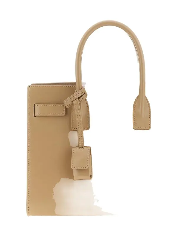 Saint Laurent Sac De Jour Handbag - Beige