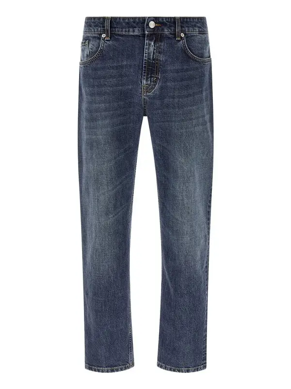 DEPARTMENT 5 Talk Stonewashed Denim Jeans - Blue
