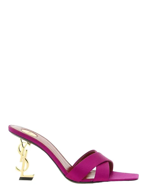 Saint Laurent Opyum Mules - Fuchsia