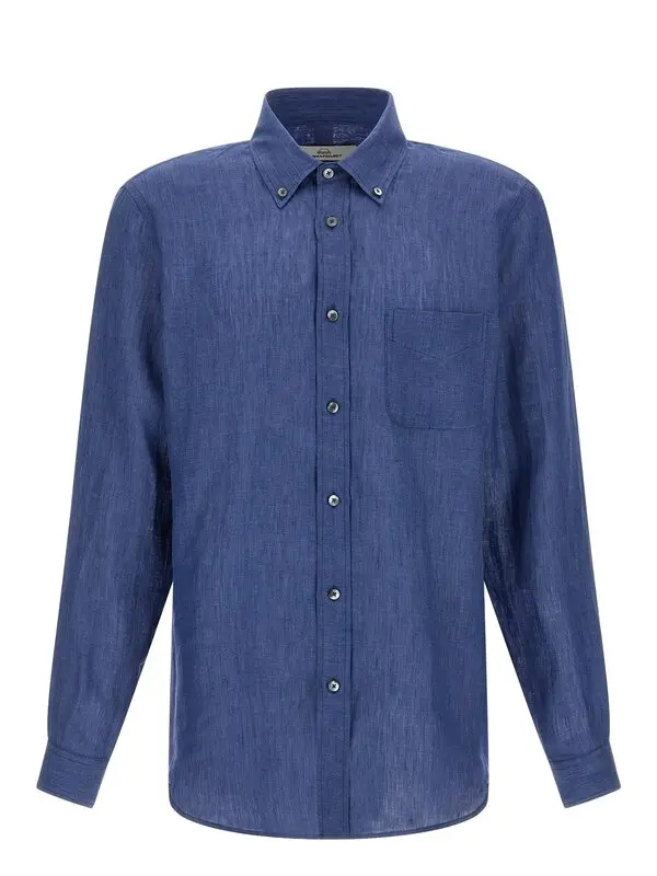 RIVIERA PROJECT Linen Shirt - Blue