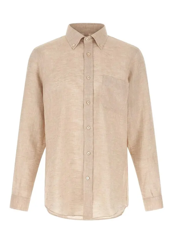 RIVIERA PROJECT Linen Shirt - Beige