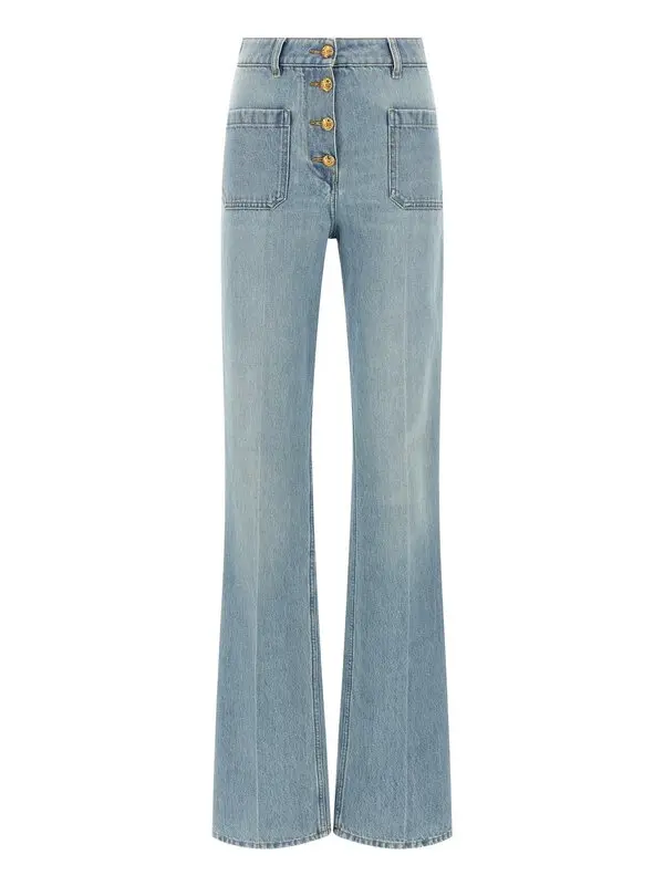 Valentino Garavani High Rise Jeans - Light Blue