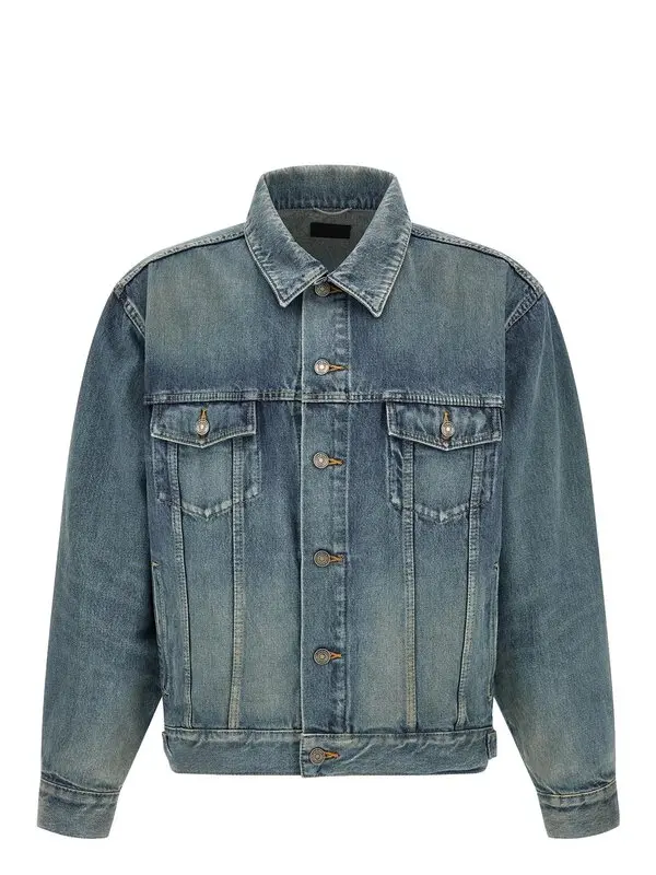 Saint Laurent Denim Trucker Jacket - Blue