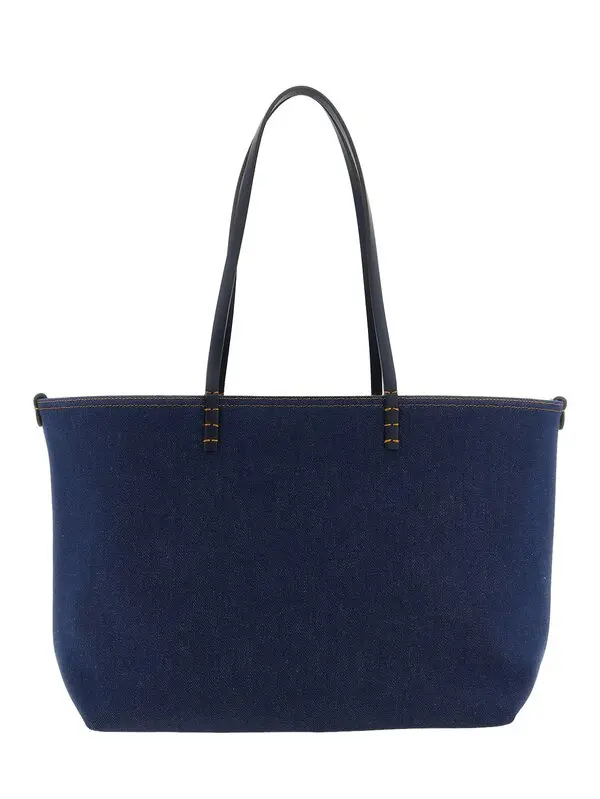 Fendi Reversible Roll Shopping Bag - Blue