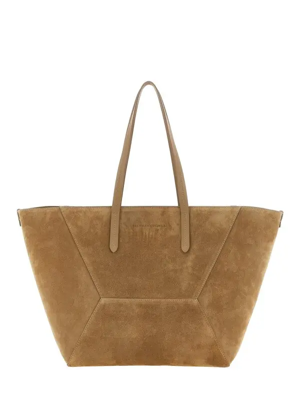 Brunello Cucinelli Bc Duo Maxi Shoulder Bag - Brown