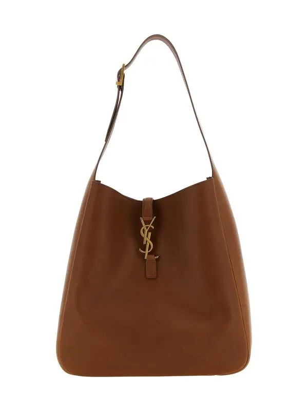 Saint Laurent Le 5 À 7' Large Shoulder Bag - Brown