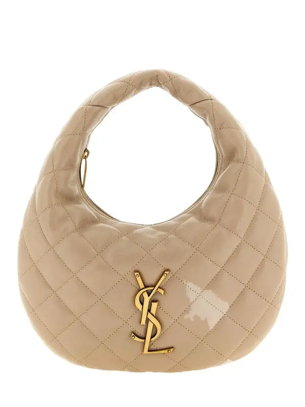 Saint Laurent Icarino Handbag - Beige