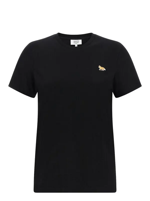 Maison Kitsuné Baby Fox Cotton T-shirt - Black