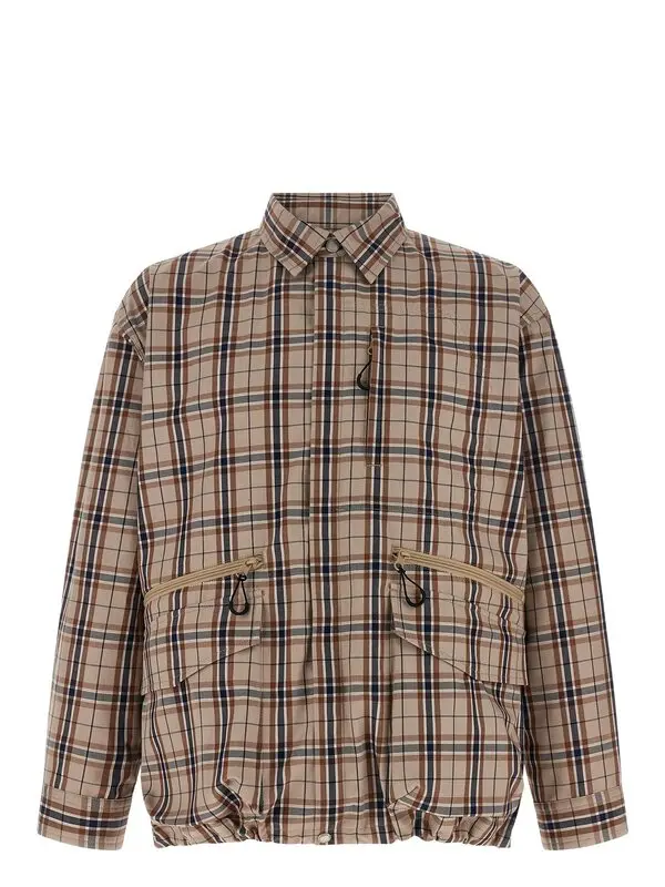 COMME DES GARҪONS HOMME Check Overshirt - Beige