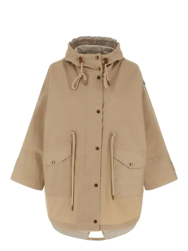 Moncler Brunnera Cotton Parka - Beige