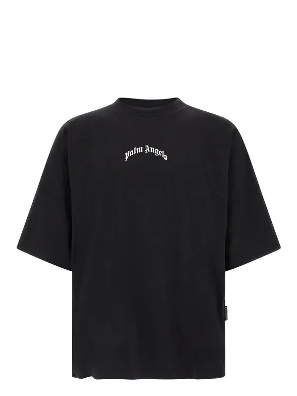 Palm Angels Classic Logo' T-shirt - White/black