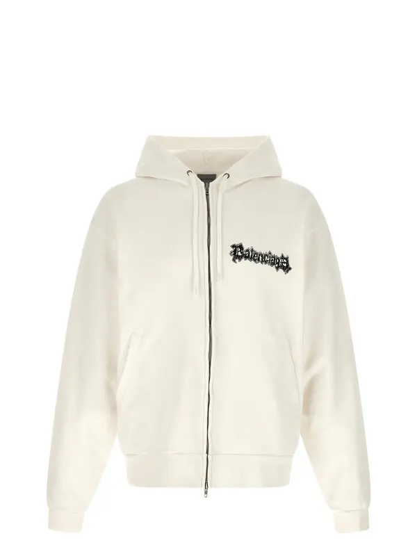 Balenciaga Salon De Couture Hoodie - White