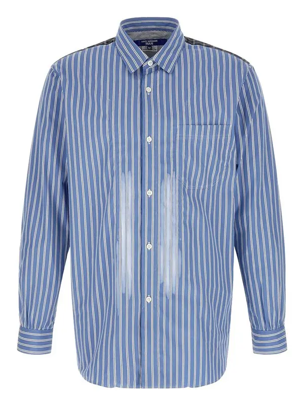 Junya Watanabe Patchwork Shirt - Blue