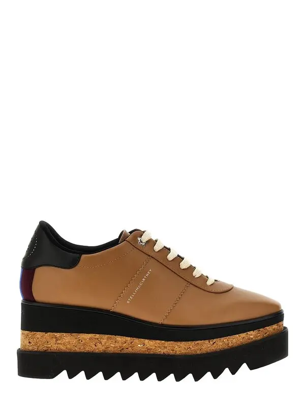Stella McCartney Sneak-elyse Wedge - Brown