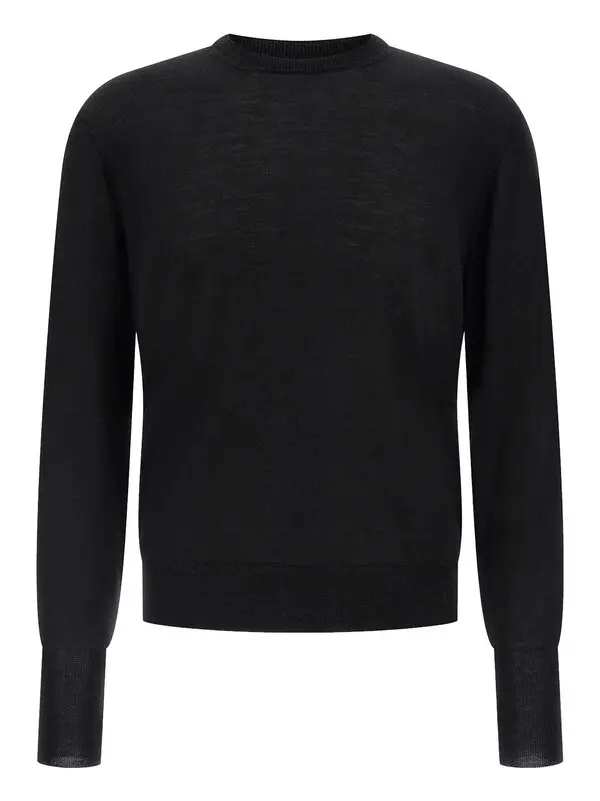 MA'RY'YA Crew-neck Sweater - Black