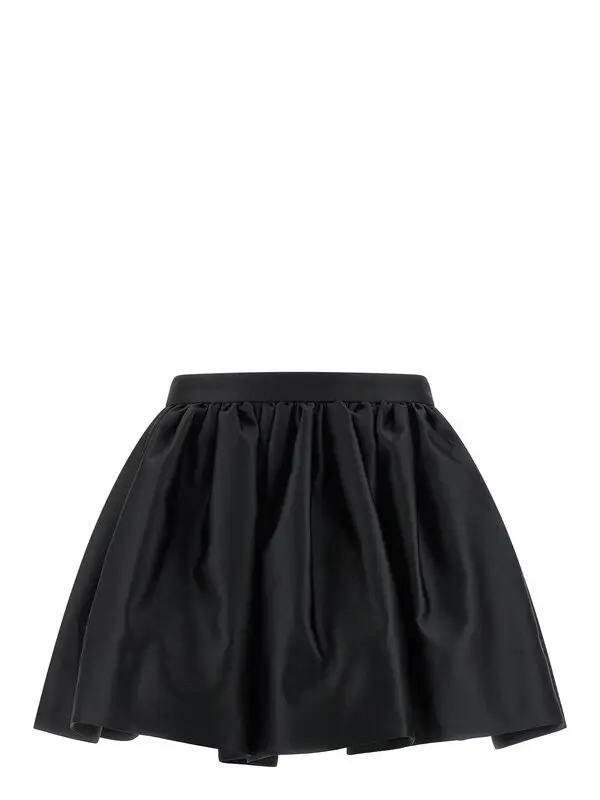 Rabanne Satin Skirt - Black