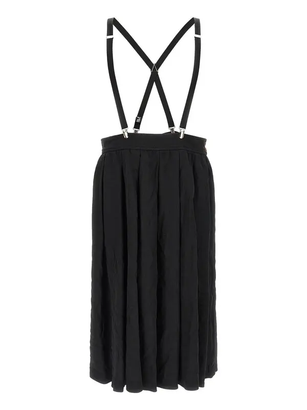Comme Des Garçons Suspender Skirt - Black