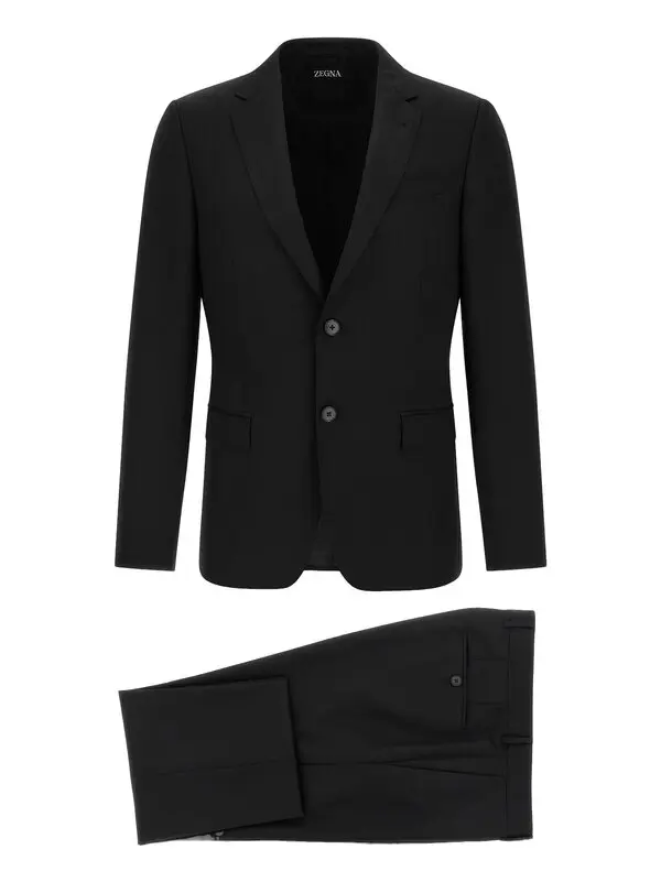 Zegna Mohair Wool Dress - Black