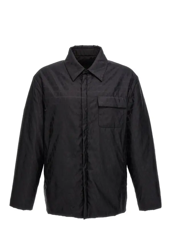 Valentino Garavani Toile Iconographe Reversible Jacket - Black